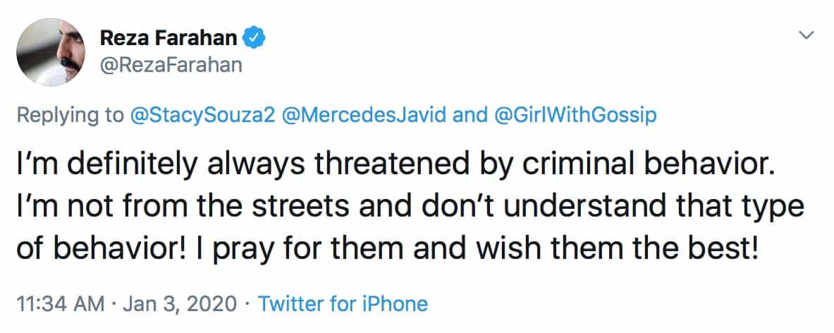 Shahs of Sunset's MJ Accuses Reza of Lying as Reza Slams Tommy