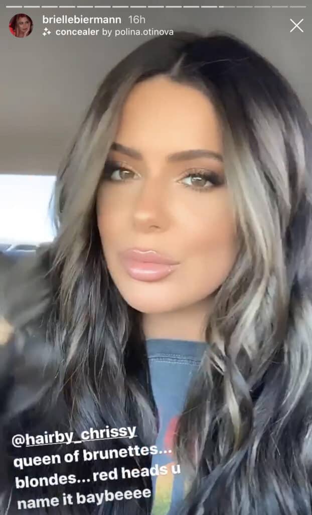 PHOTOS: Brielle Biermann Debuts Darker Hair! Wants to Look Different ...