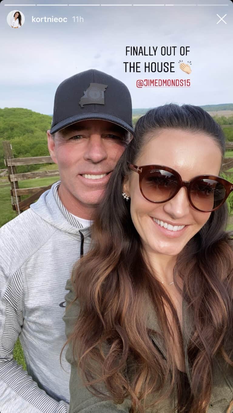 Jim Edmonds Poses for Selfie With Girlfriend Kortnie, Meghan Talks Split
