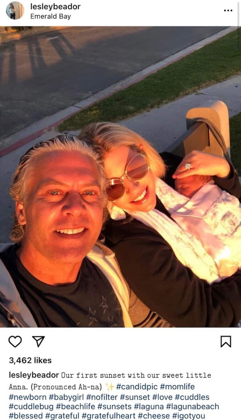PHOTOS: David Beador & Lesley Cook Welcome Baby Girl, See First Pics of ...