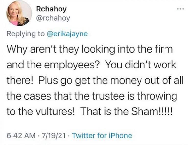 Erika Jayne's Mom Thinks RHOBH Cast Should Help Victims, Slams Sutton ...