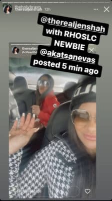 PHOTOS: Is Angie Katsanevas Joining RHOSLC? Seen With Cast