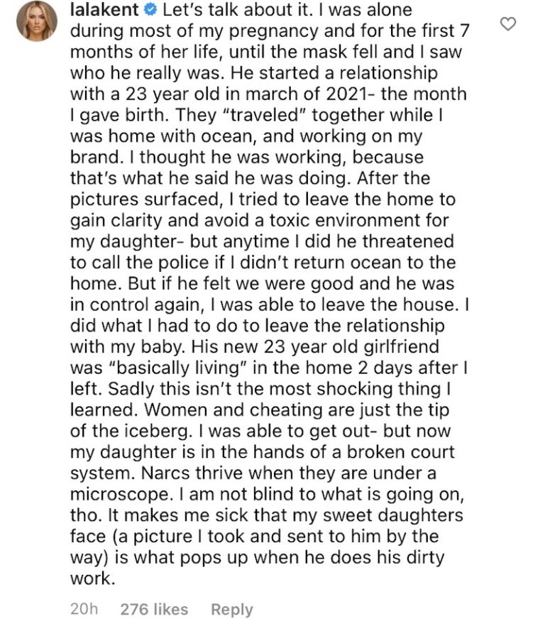 Lala Kent on How Ex Randall Cheated on Her With 23-Yr-Old