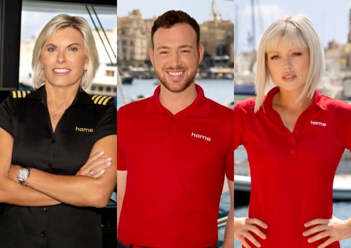 Below Deck Med: Captain Sandy Addresses Kyle Kissing Guest