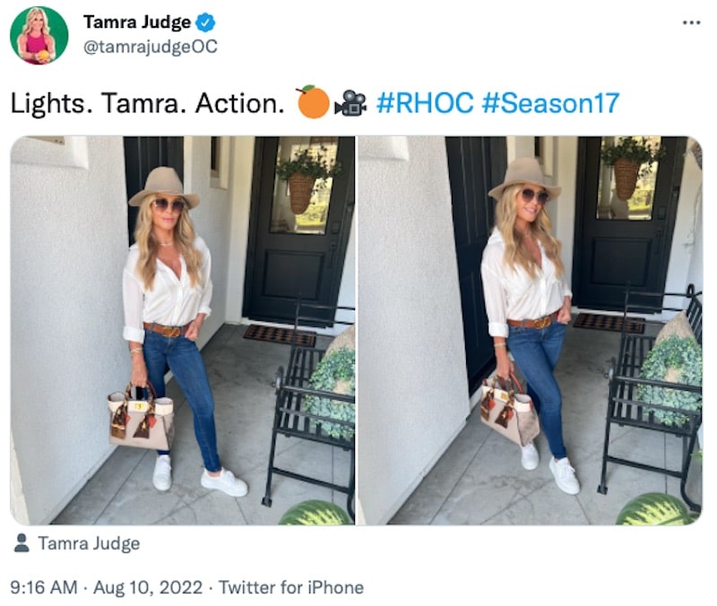 Tamra Judge Begins Filming 'RHOC' Season 17, Plus Newbie?