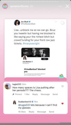 'RHOSLC' Star Lisa Barlow Shades Jen's Fake Bags, Business