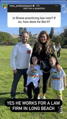 RHOC Star Emily Simpson Shares Update on Shane's Law Career