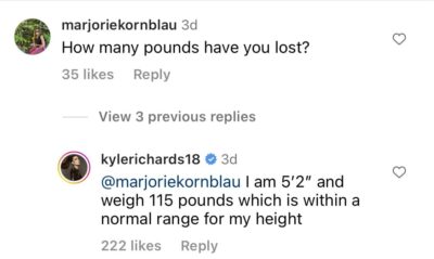 PHOTOS: Kyle Richards Reveals Her Weight, Flaunts New Figure