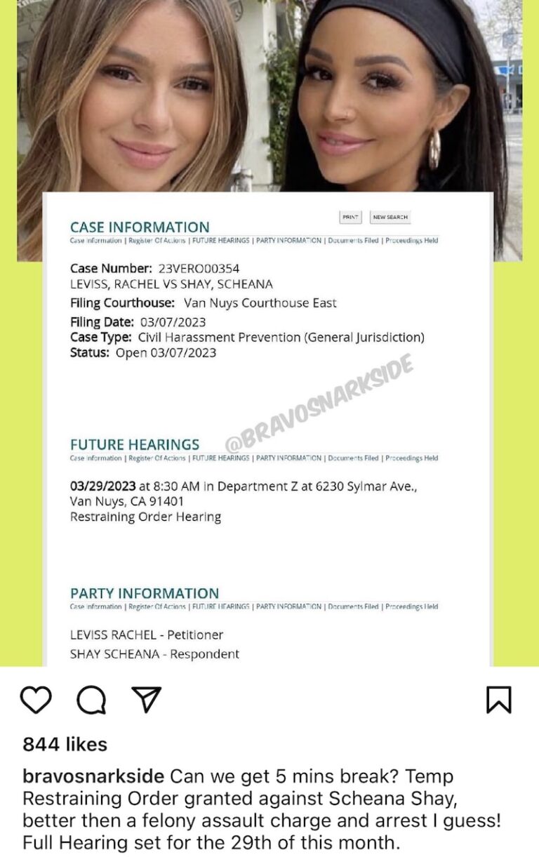 Raquel Leviss Files Restraining Order, Apologizes to Ariana