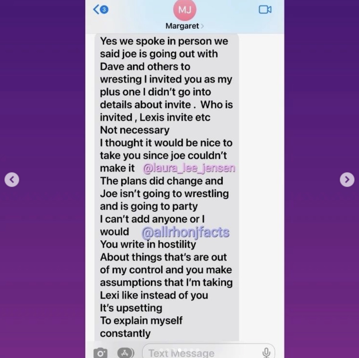 RHONJ's Margaret Josephs’ Ex-BFF Leaks Text About Friendship