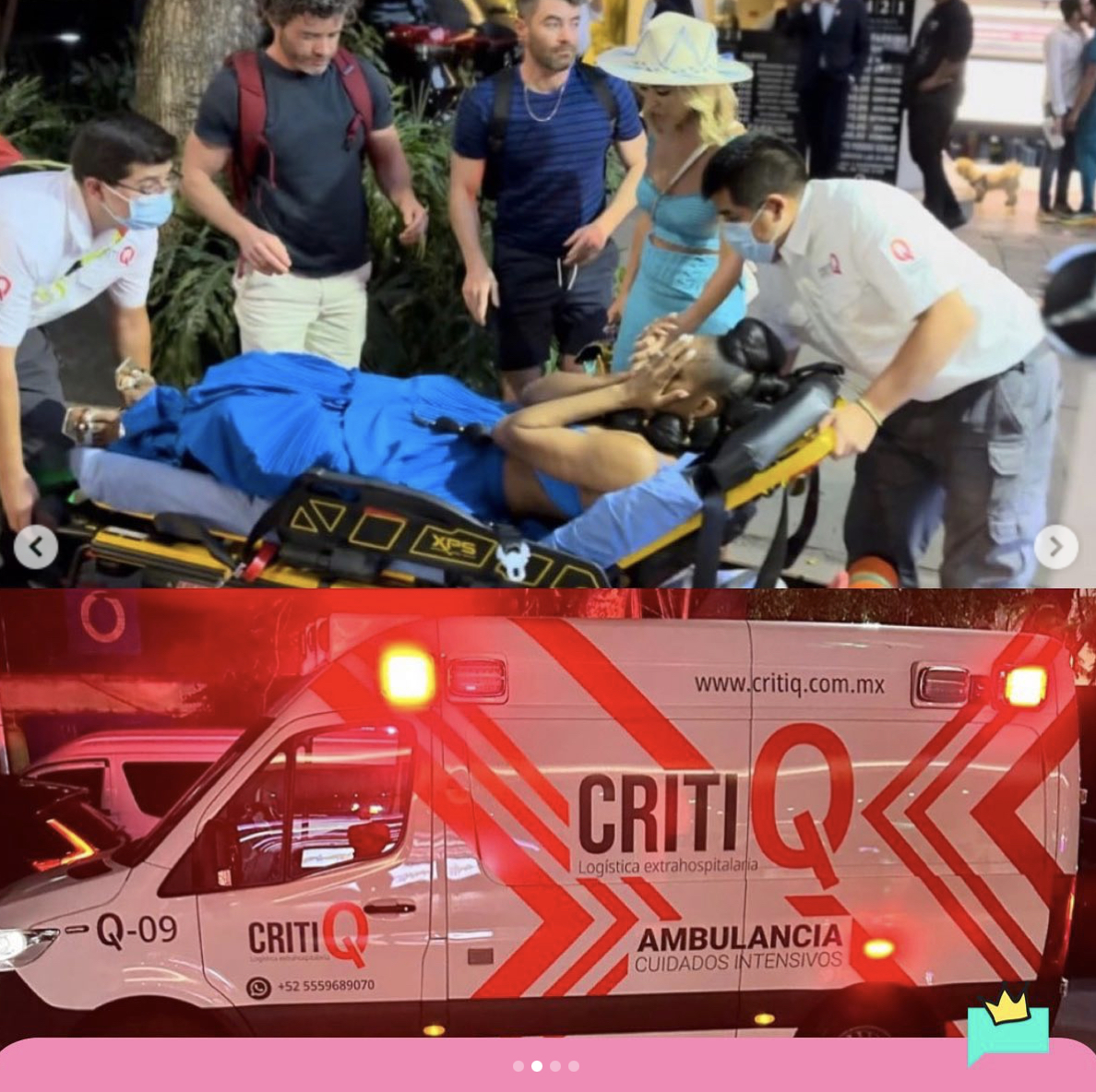 PHOTOS: Ambulance Called for Guerdy Abraira Amid RHOM Trip