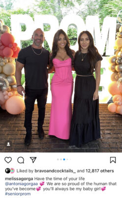 PHOTOS: Melissa Gorga Shows Off New Pool Amid Antonia's Prom