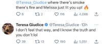 Teresa Giudice Denies Melissa 'Lit Her Up' at RHONJ Reunion