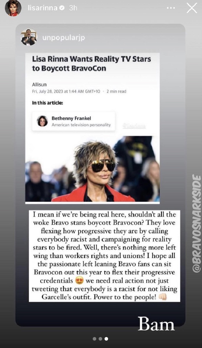 'RHOBH' Lisa Rinna Demands Reality TV Stars Boycott BravoCon