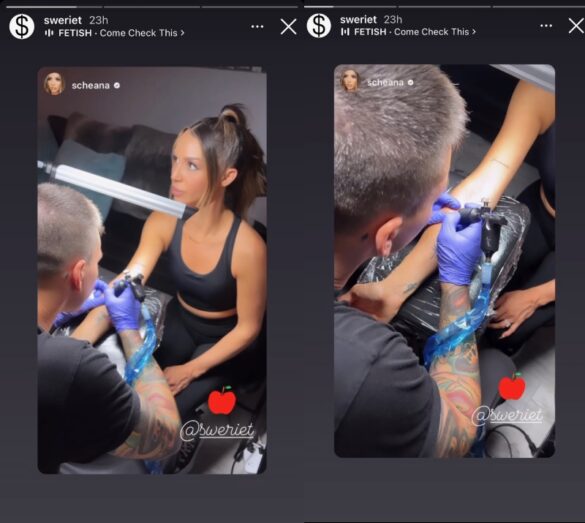 PHOTOS: Scheana Shay Tattoos ‘Raquel Diss’ Track on Herself