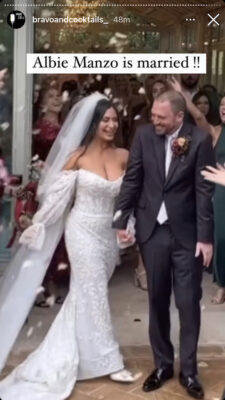 PHOTOS: RHONJ Albie Manzo Marries Chelsea DeMonaco in Italy