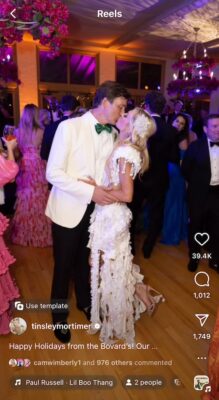 PHOTOS: 'RHONY' Tinsley Mortimer Shares New Pics of Wedding