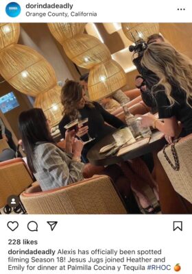 PHOTO: Alexis Bellino Begins Filming for RHOC Season 18