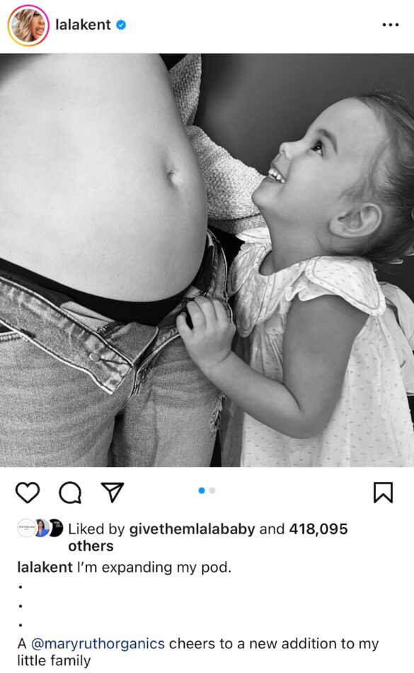 PHOTO: 'Pump Rules' Star Lala Kent is Pregnant With Baby No. 2