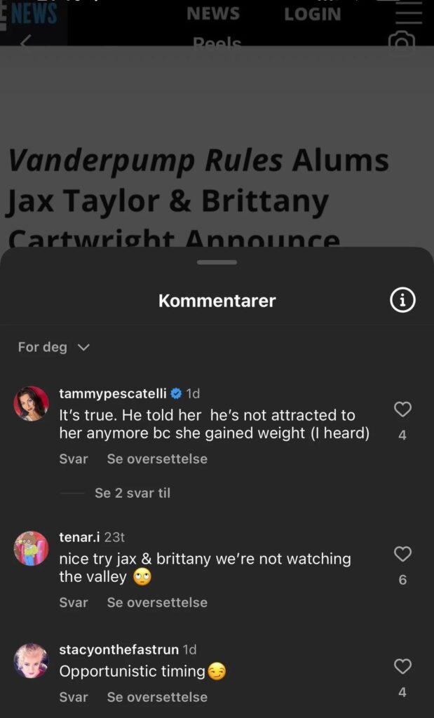 Brittany Cartwright's 'Friend' Alleges Weight Was Factor in Jax Split