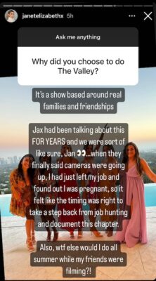 The Valley Star Janet Caperna on If She and Ariana Are Still Close