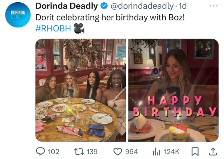 PHOTOS: Kyle Richards & Dorit Reunite for Lisa Rinna's Birthday