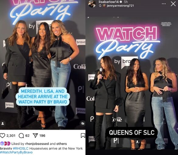 PICS: RHOSLC Cast Attend Premiere as Heather Looks "Different"