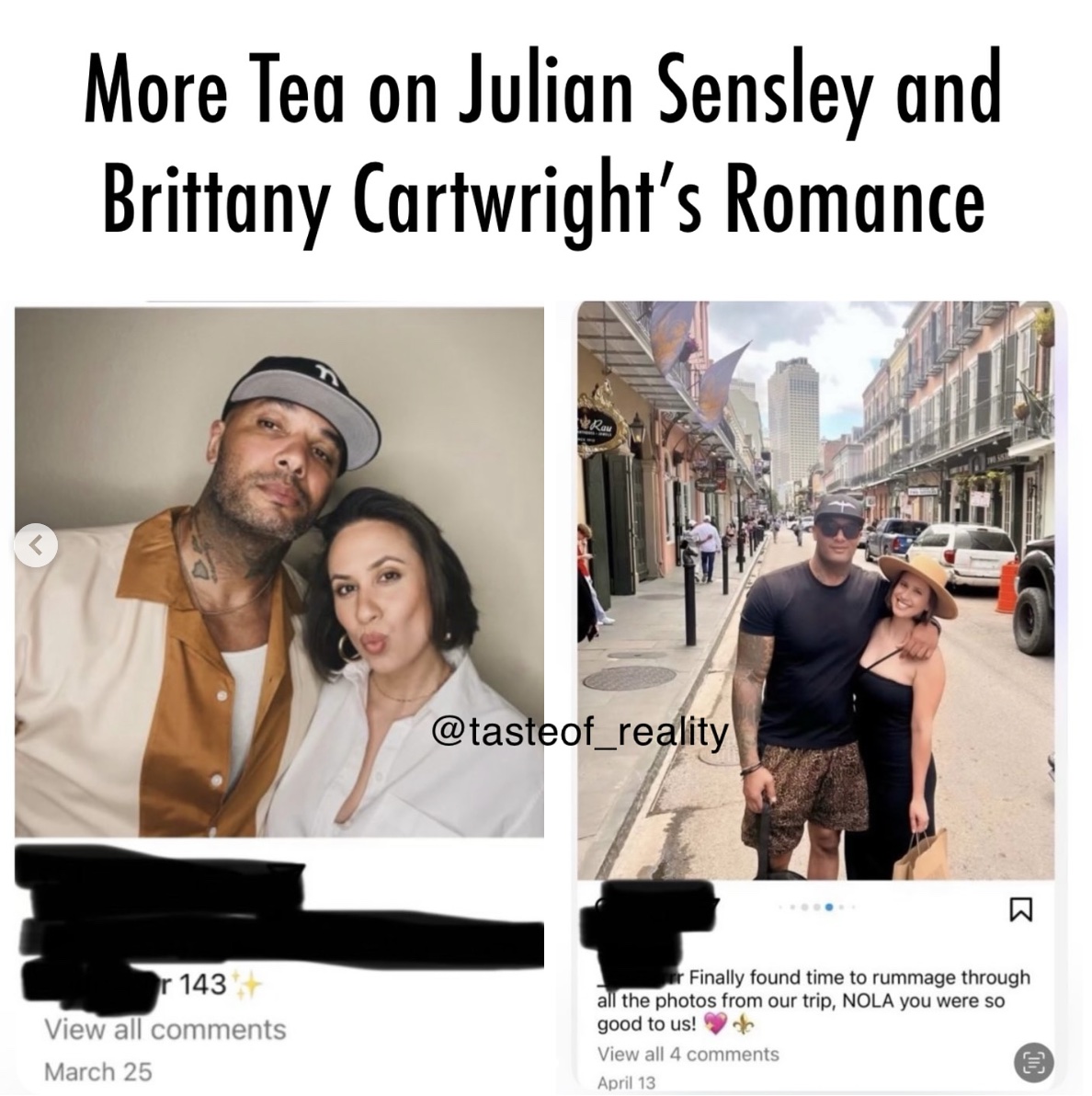 Did Julian Sensely Have GF When Brittany Had Fling With Him?