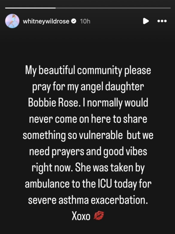 'RHOSLC' Star Whitney Rose Reveals Daughter is in ICU