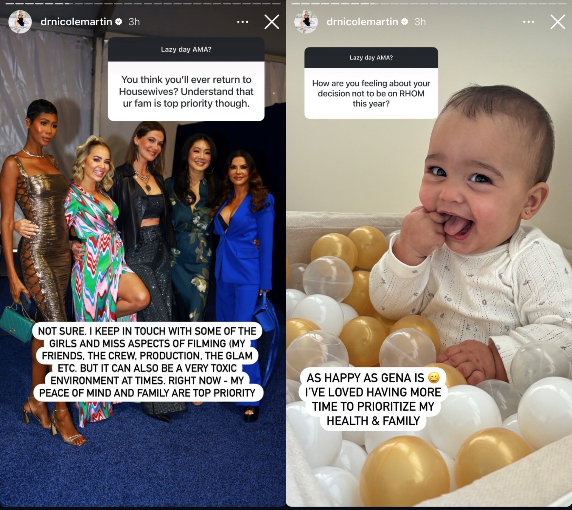 Nicole Martin on Claim Husband's Ex Replaced Her on RHOM