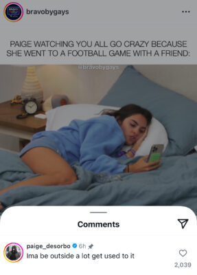 Paige DeSorbo Reacts to Joe D'Amelio Dating Rumors