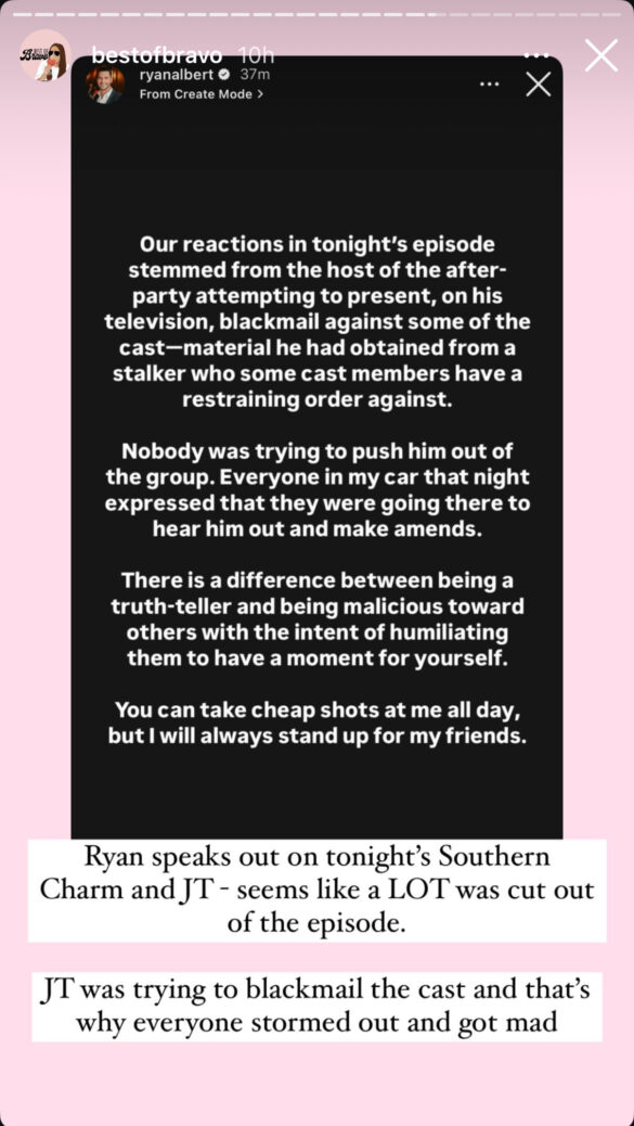 Ryan Albert Shares What Was Edited Out of Southern Charm