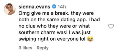 Shep Rose's Ex Sienna Evans Slams Patricia Altschul's Claim