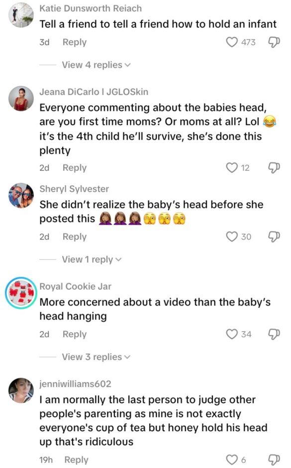 Erin Lichy is Slammed for Not Properly Supporting Baby's Head