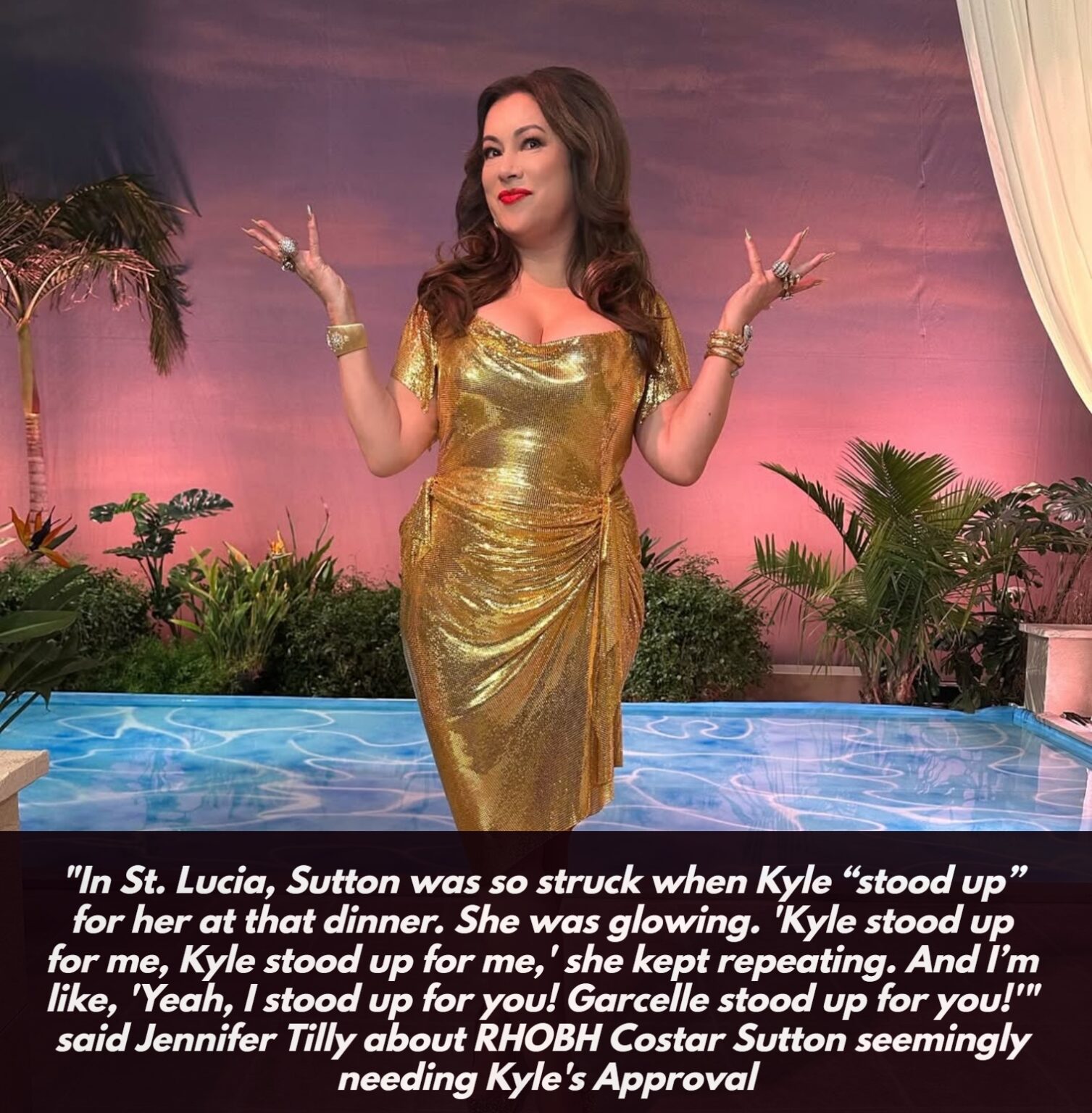 Jennifer Tilly on What RHOBH Producer Told Her About Sutton
