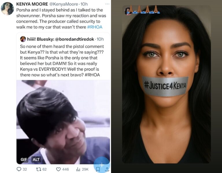 Kenya Moore Shares What Was Cut Out of RHOA Episode