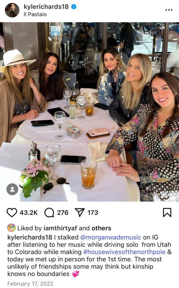 New Details on When Kyle Richards Met Morgan Wade Revealed