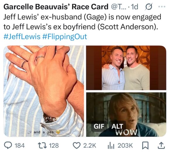 PIC: Jeff Lewis' Ex Gage Edward is Engaged to Ex Scott Anderson