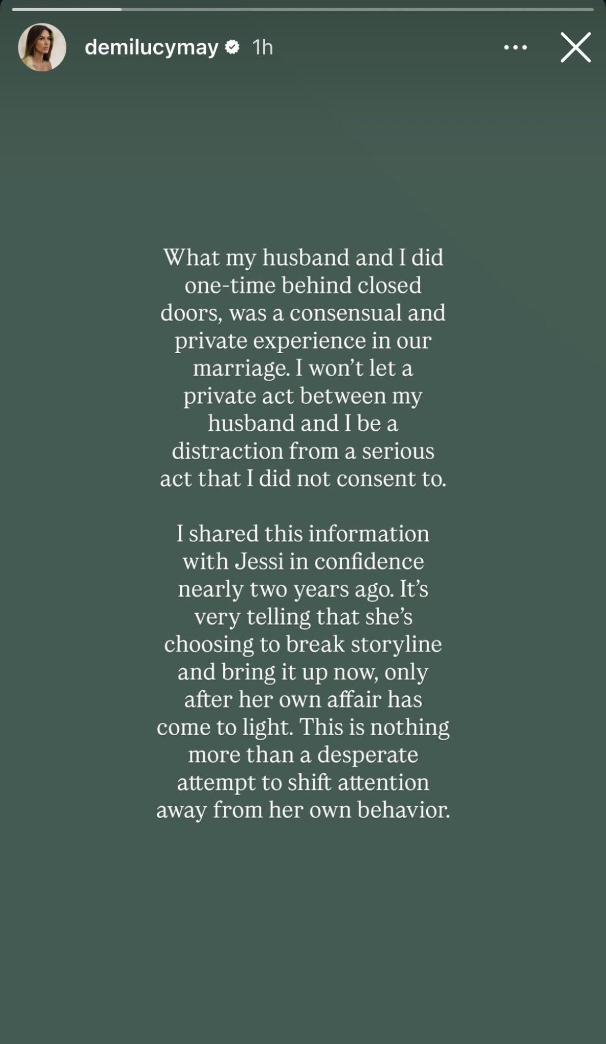 SLOMW's Jessi Accuses Demi’s Husband of Shocking Sex Act