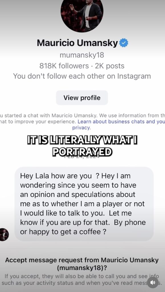 Lala Kent Leaks DM From Mauricio Umansky & Claps Back at His "Liar ...