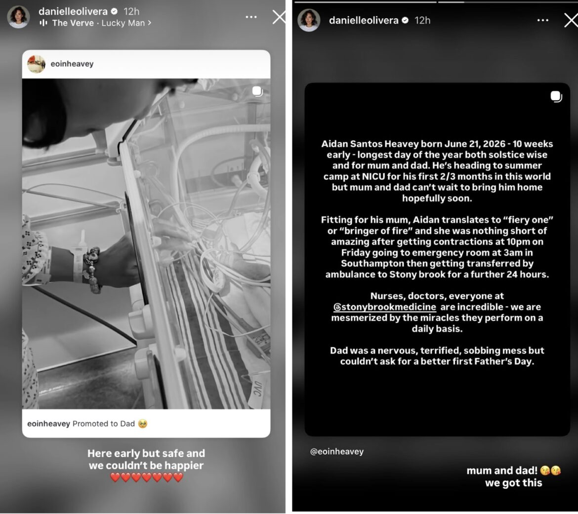 'In The City' Star Danielle Olivera Gives Birth to Son 10 Weeks Early ...