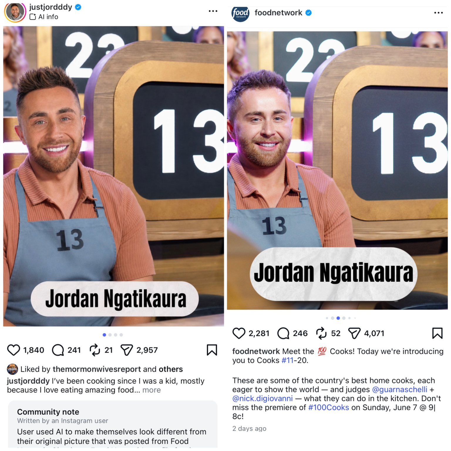 Jordan Ngatikaura Accused of Using AI to Edit Photo of Himself to Look ...