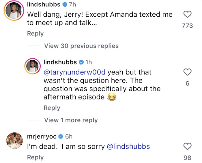 Lindsay Hubbard Fires Back at Jerry O'Connell's 'WWHL' Diss