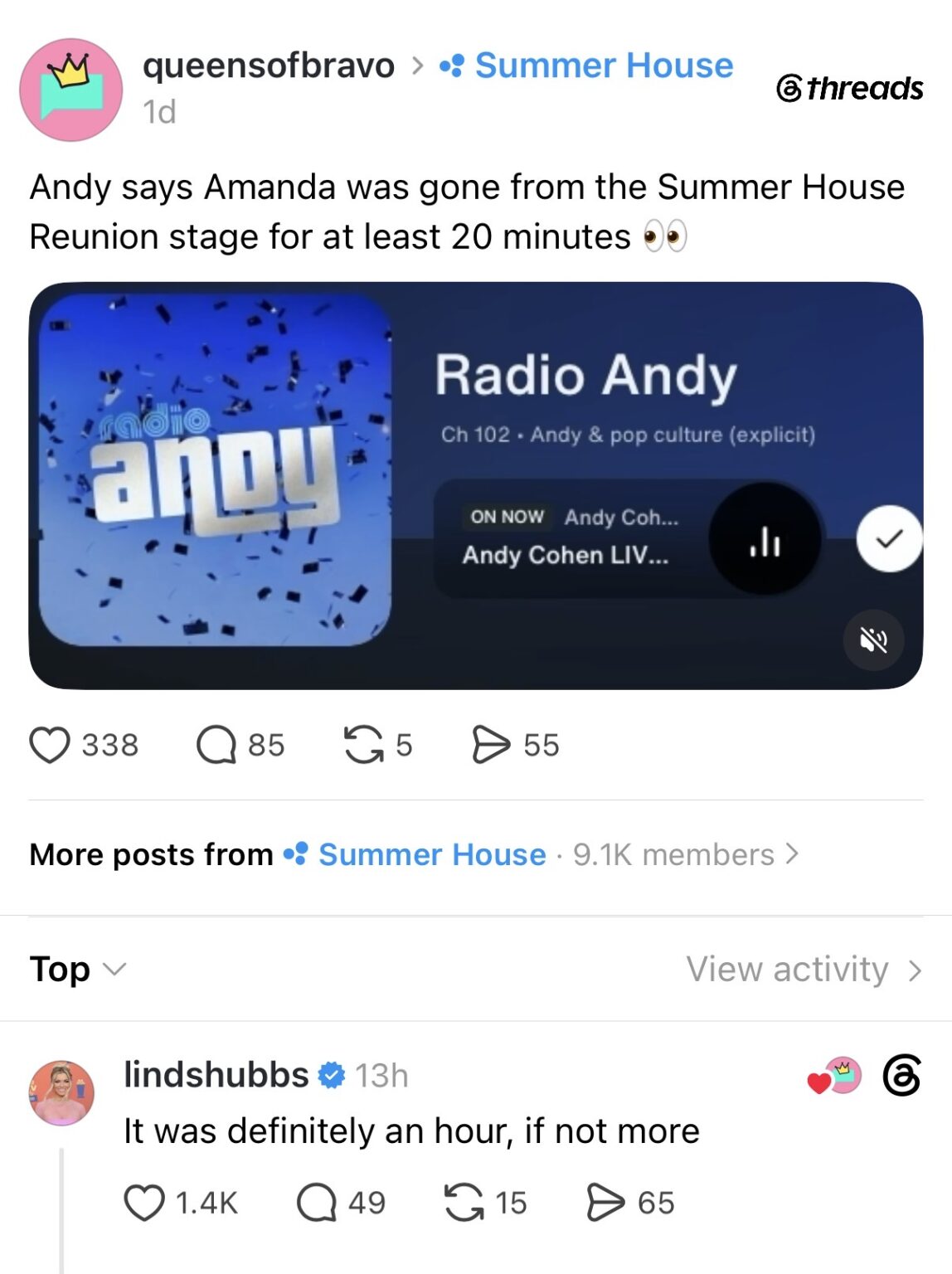 Lindsay Hubbard Disagrees With Andy Cohen's Time Estimate of How Long ...